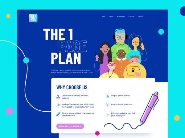 The One Page Plan | Passionate Design Agency
